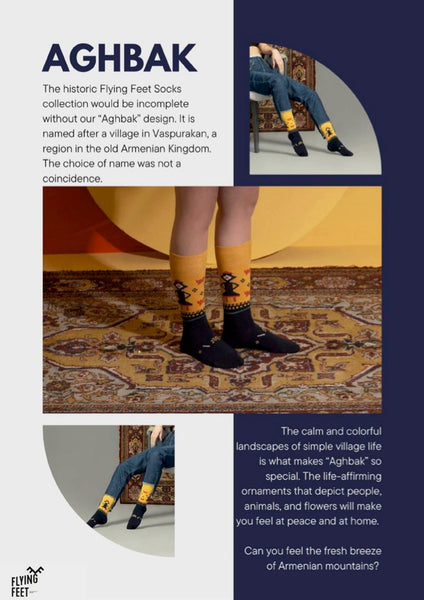 Flying Feet Socks | Aghbak – AGBU Bookstore